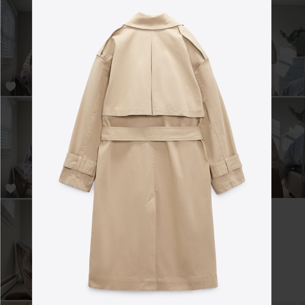 Zara Belted Trench Coat - Gem